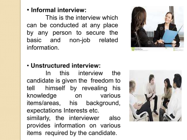 Types of Interviews | PPTX