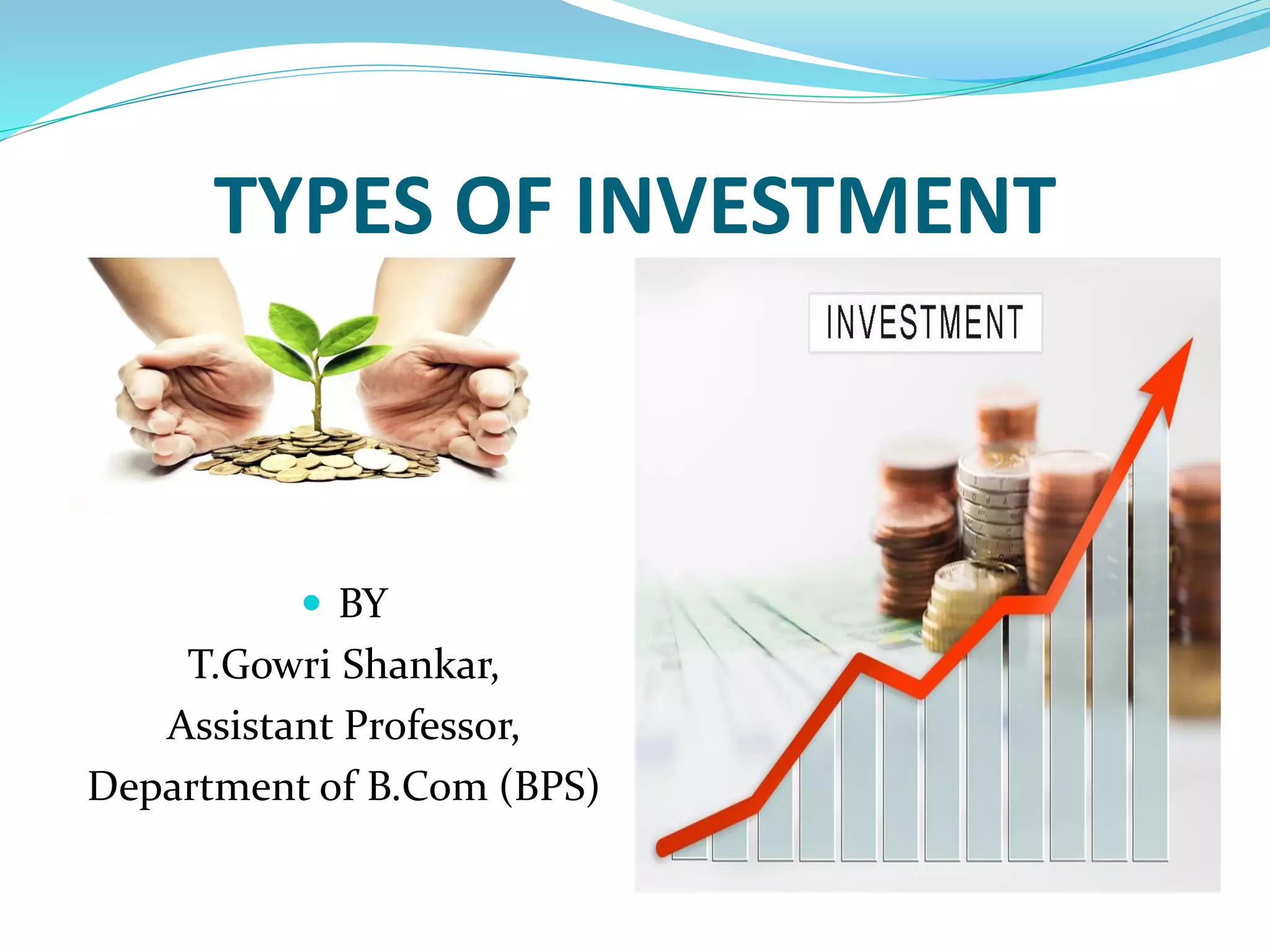 Types of investment | PDF