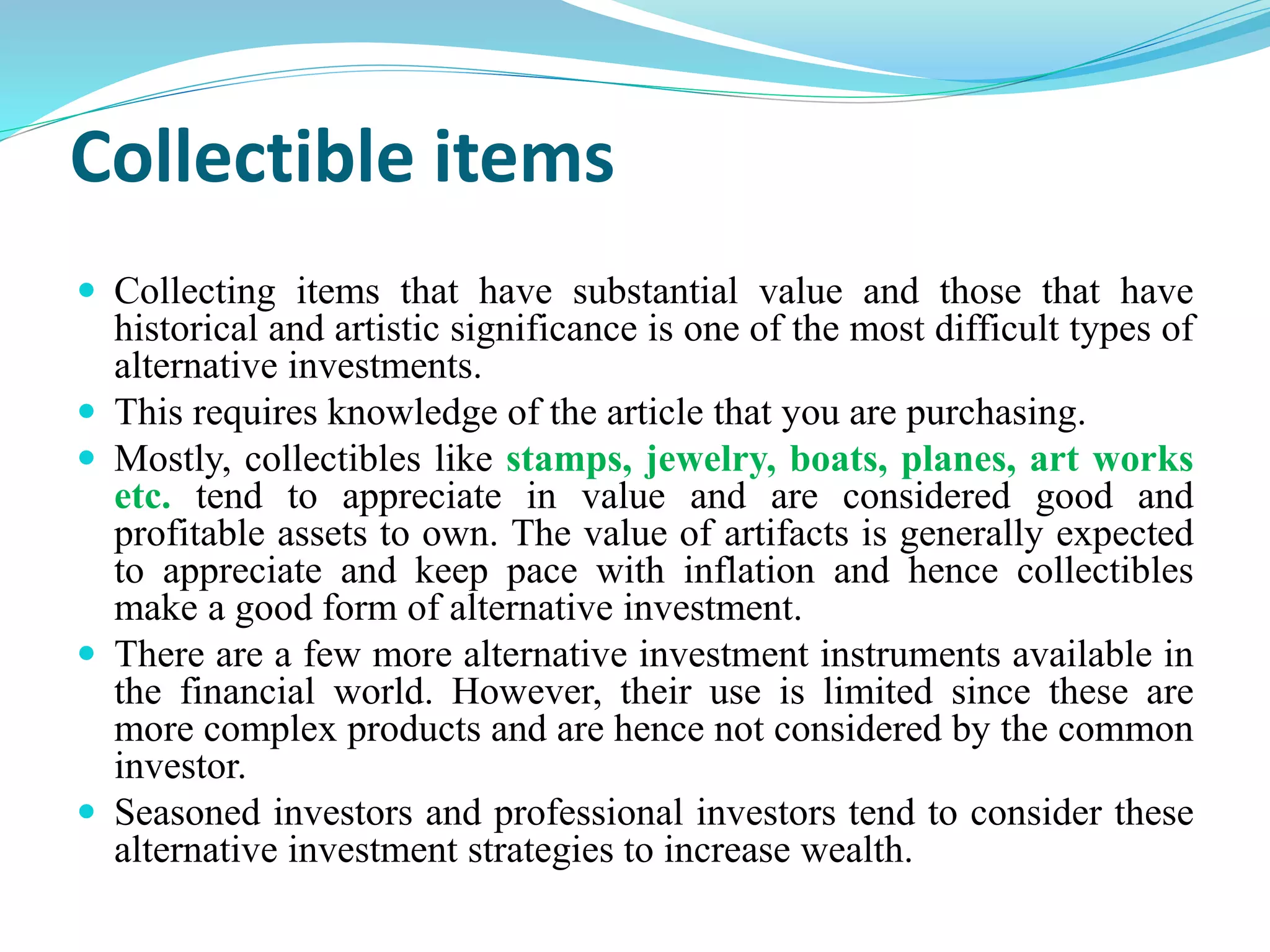 Types of investment | PDF