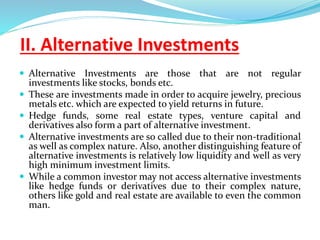 Types of investment | PDF