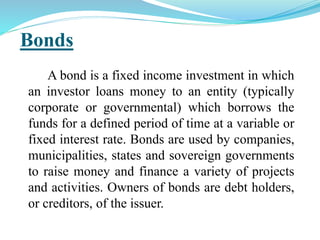 Types of investment | PDF