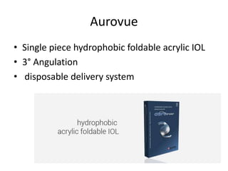 Types of iol | PPTX