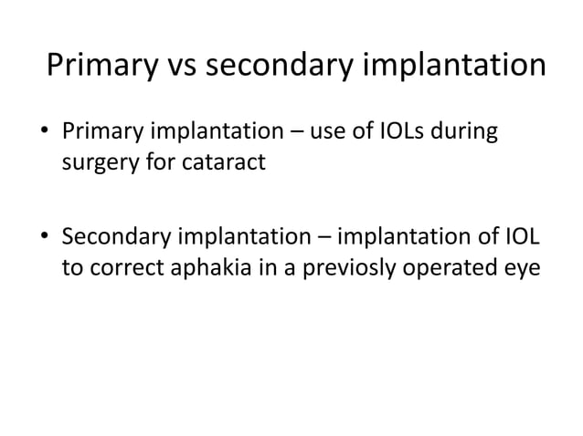Types of iol | PPTX