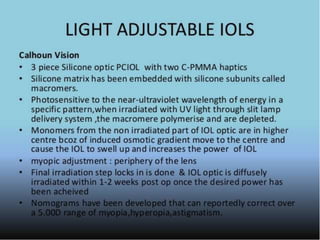Types of iol | PPTX