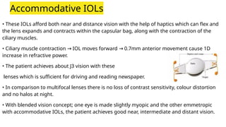 Types of IOL. Cataract instruments used it | PPTX