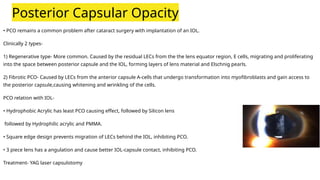 Types of IOL. Cataract instruments used it | PPTX