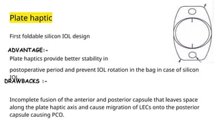 Types of IOL. Cataract instruments used it | PPT