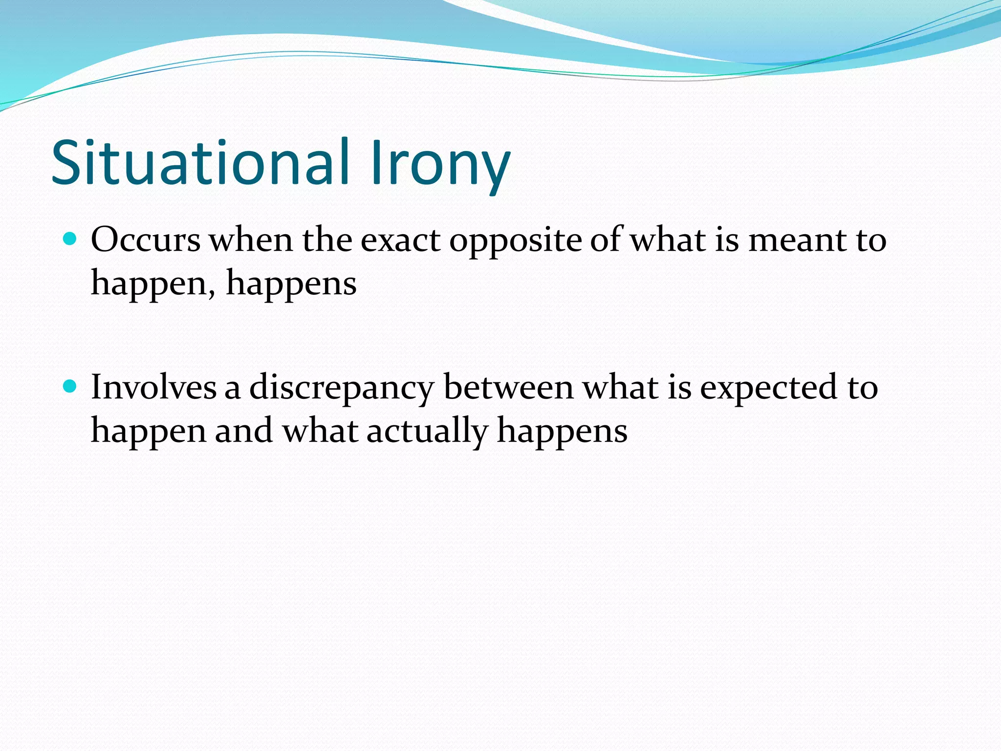 Types of Irony | PPTX