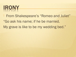 English 8 - Types of Irony | PPT