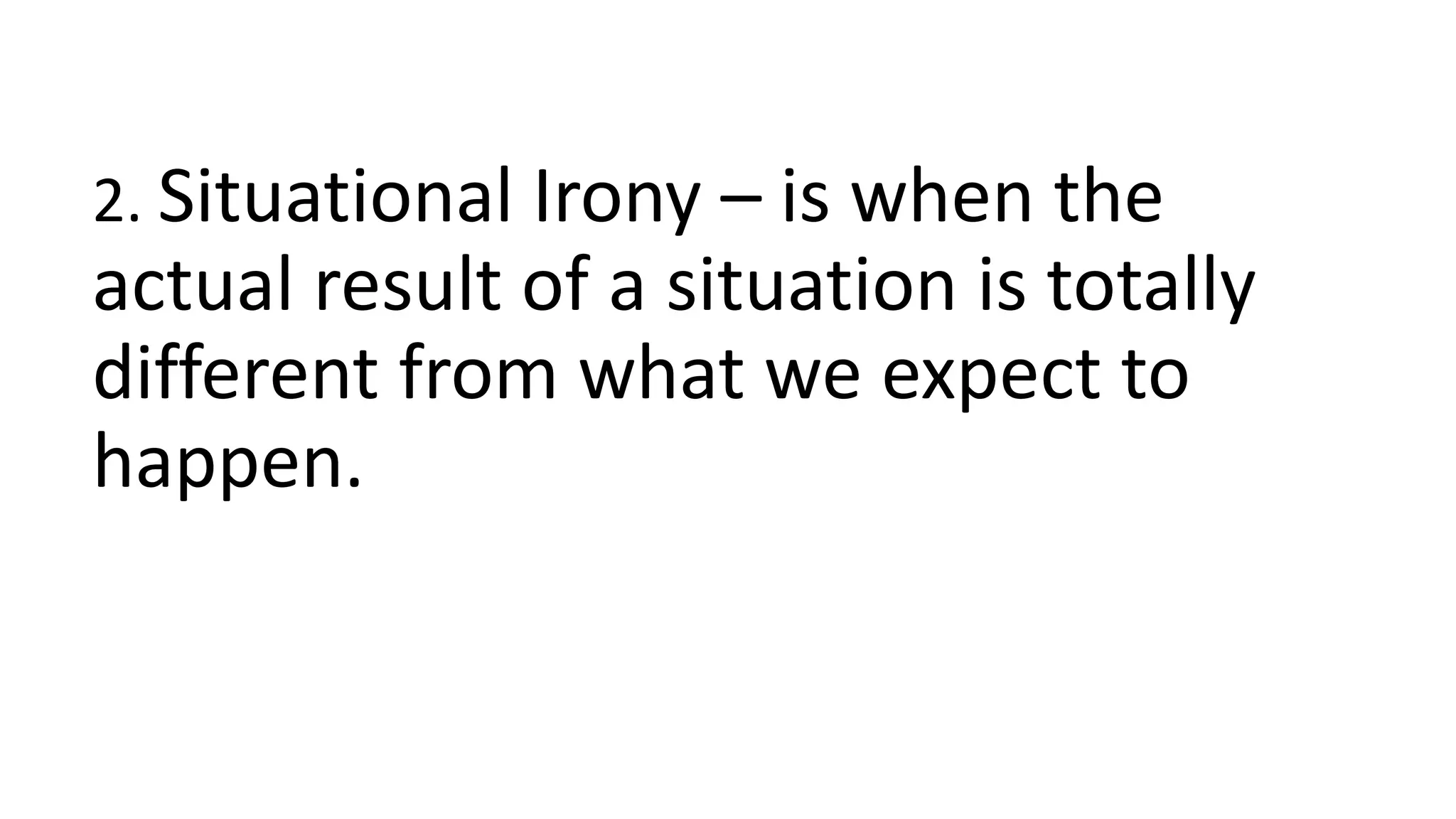 Types of irony | PPTX