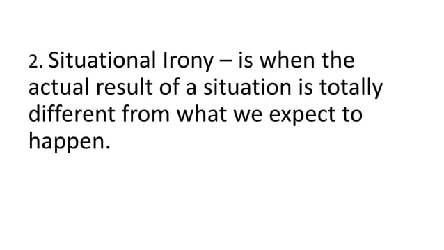 Types of irony | PPTX