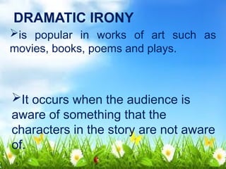 TYPES OF IRONY (POWERPOINT PRESENTATION) | PPTX