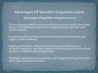 Types of irrigation systems | PPTX