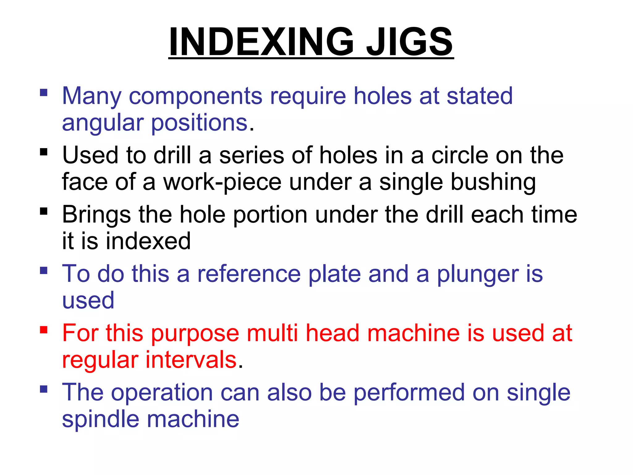 Types of jigs and fixtures | PPT