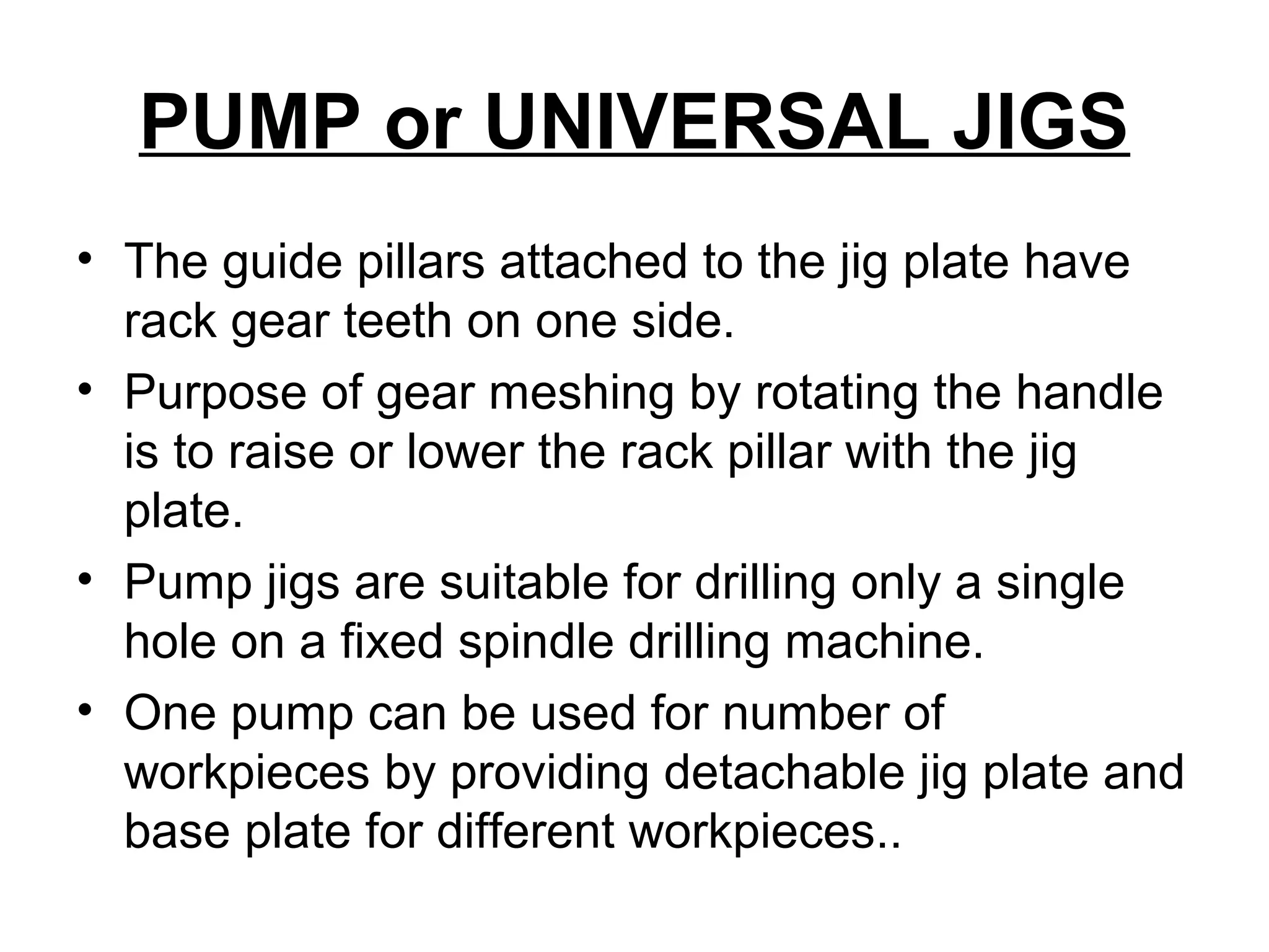 Types of jigs and fixtures | PPT