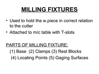 Types of jigs and fixtures | PPT