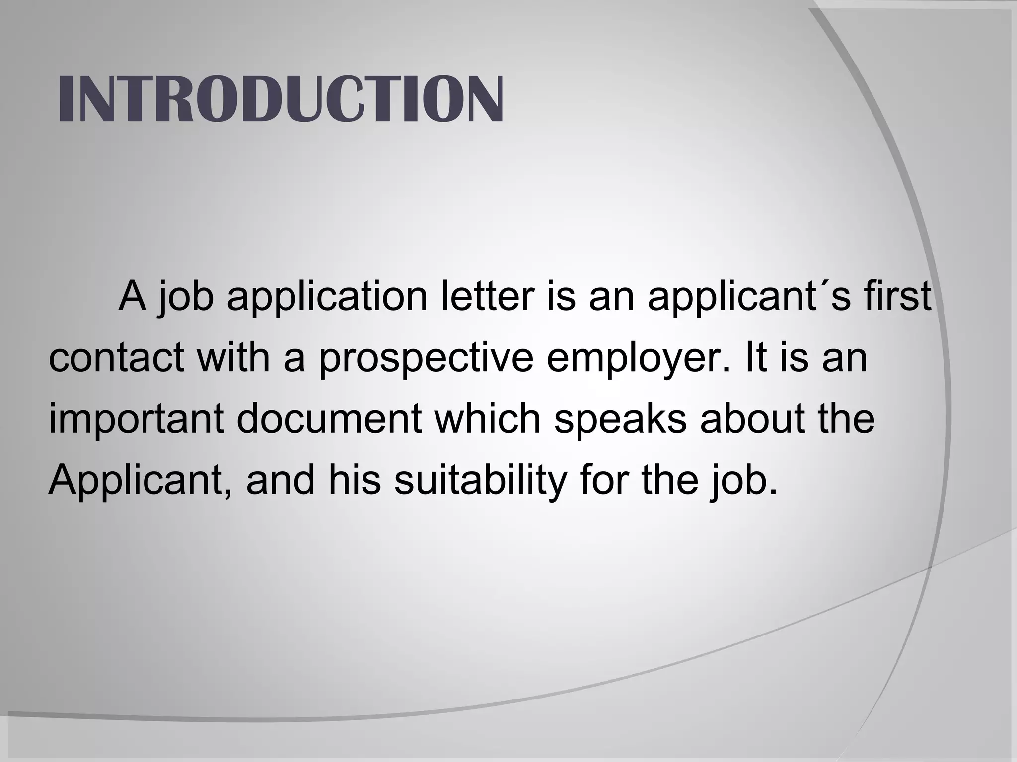 Types of job_application_letter ppt | PPT