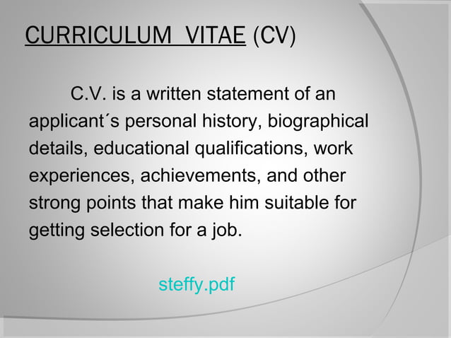 Types of job_application_letter ppt | PPT | Resume Writing and Advice ...