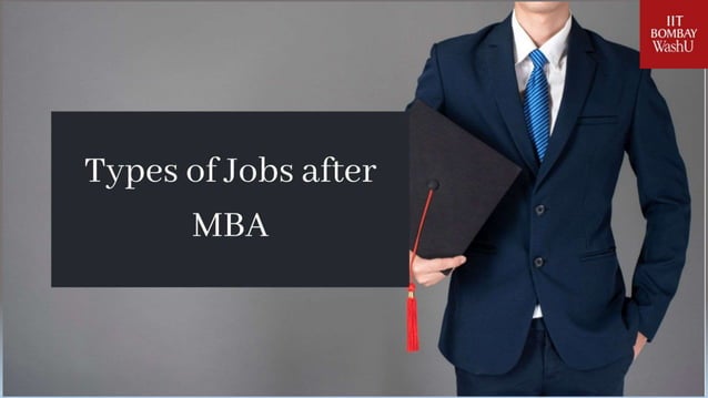 Types of Jobs after MBA | PPTX
