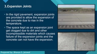 Types of joints in rigid pavement | PPTX