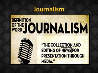 Types of Journalism | PPT