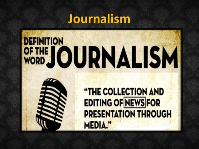 Types of Journalism