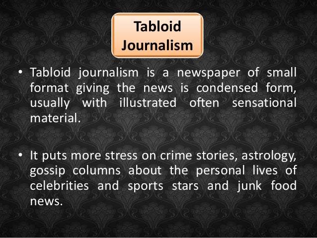 Types of Journalism