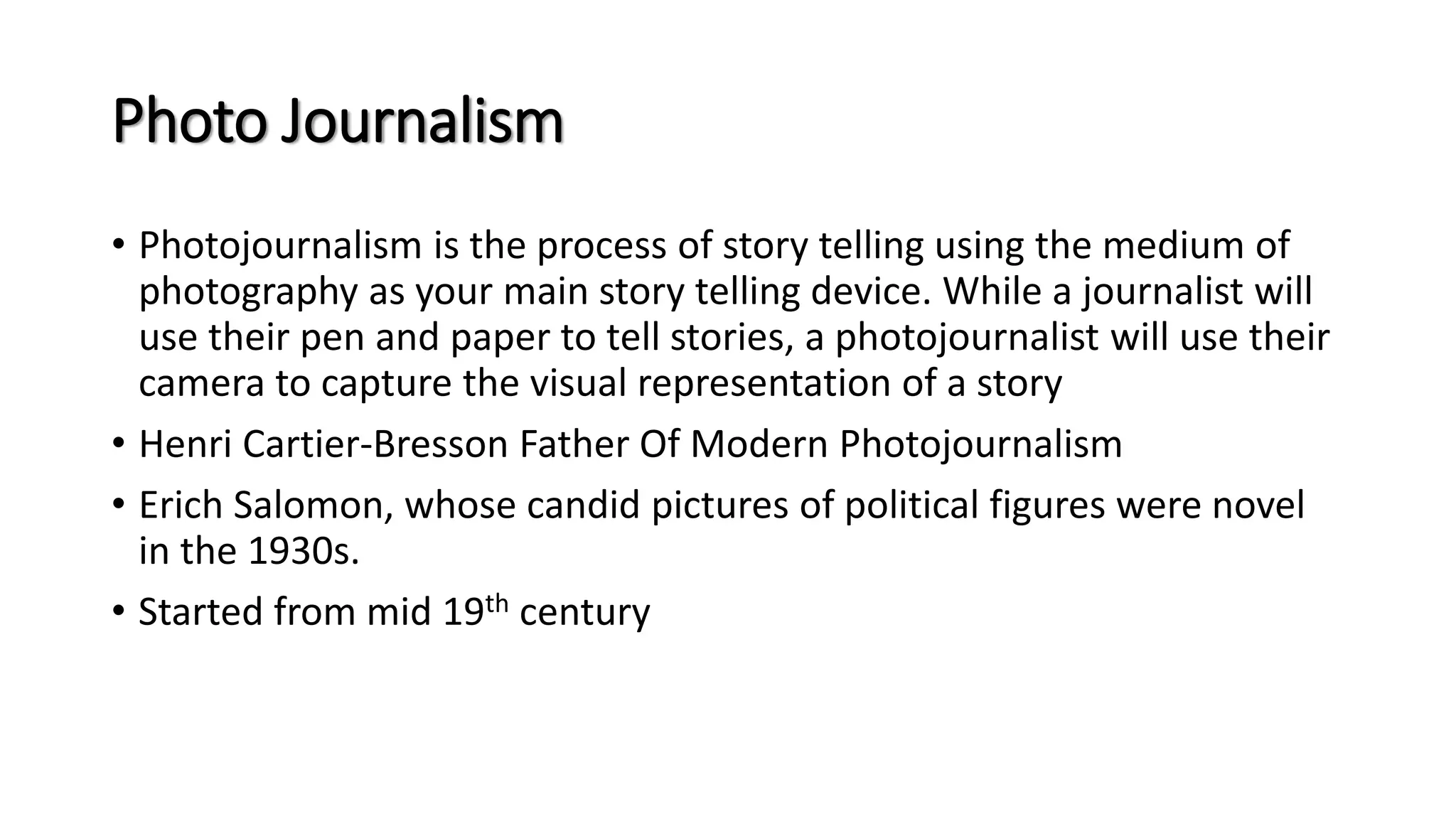Types of journalism | PPTX