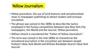 Types of journalism | PPTX