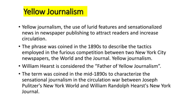 Types of journalism | PPTX | Photography | Arts and Crafts