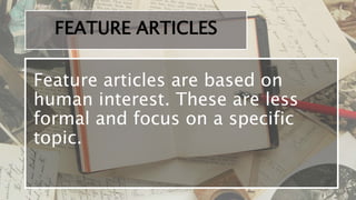 Types of Journalistic Writing Grade 8.pptx