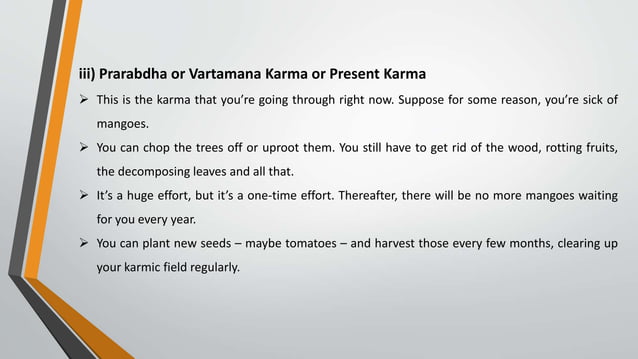 Types of Karma | PPTX