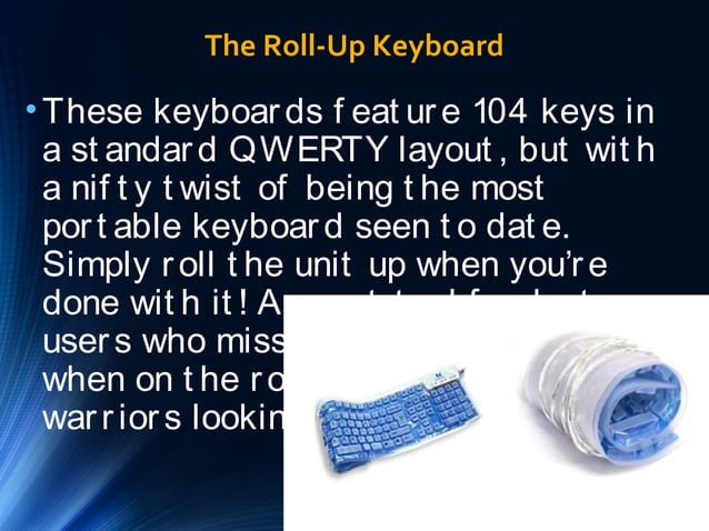 Types of keyboards | PPT