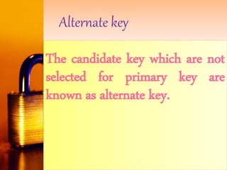 Types of keys | PPTX