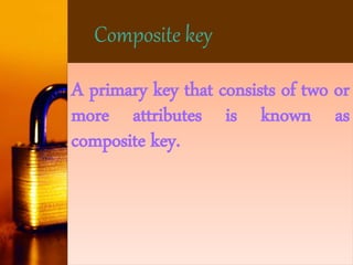 Types of keys | PPTX