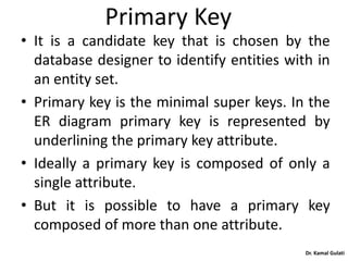 Types of keys in database management system by Dr. Kamal Gulati | PPTX