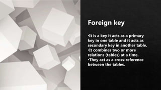 A Presentation of Types of Keys in RDBMS.pptx