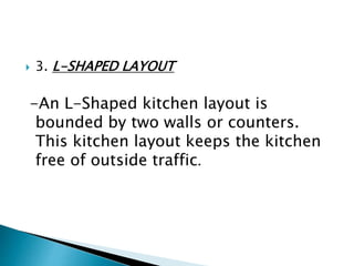 Types of kitchen layout grade 7 | PPTX