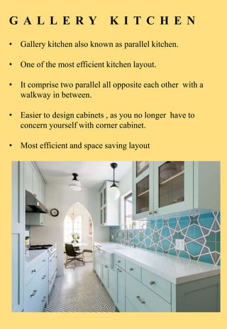 Types of kitchen shapes | PPTX