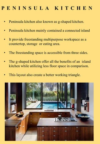 Types of kitchen shapes | PPTX