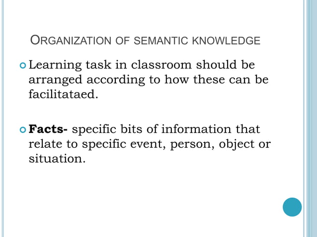 Types of knowledge.-Facilitating Learning | PPT