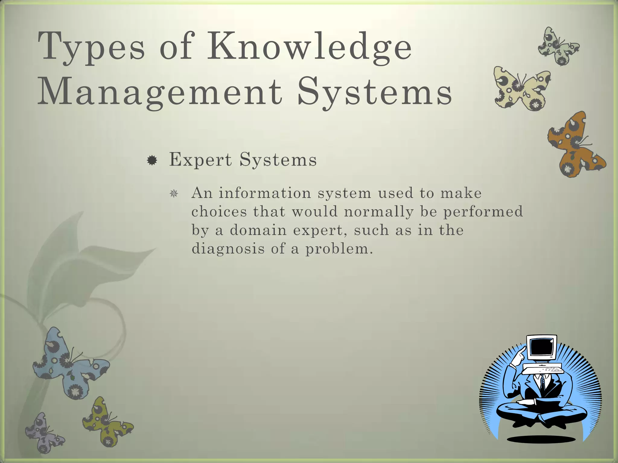 Types of knowledge management systems | PPTX