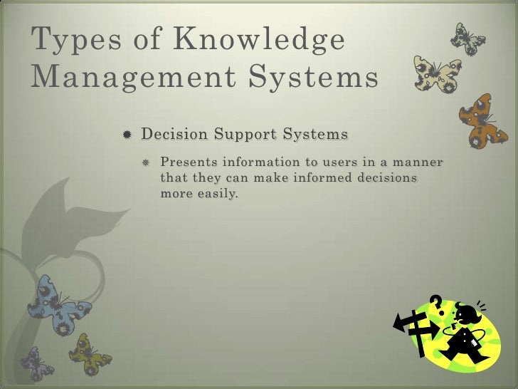 Types of knowledge management systems Types of knowledge management systems