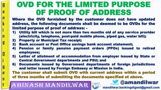 Types of kyc documents required for various customer | PDF