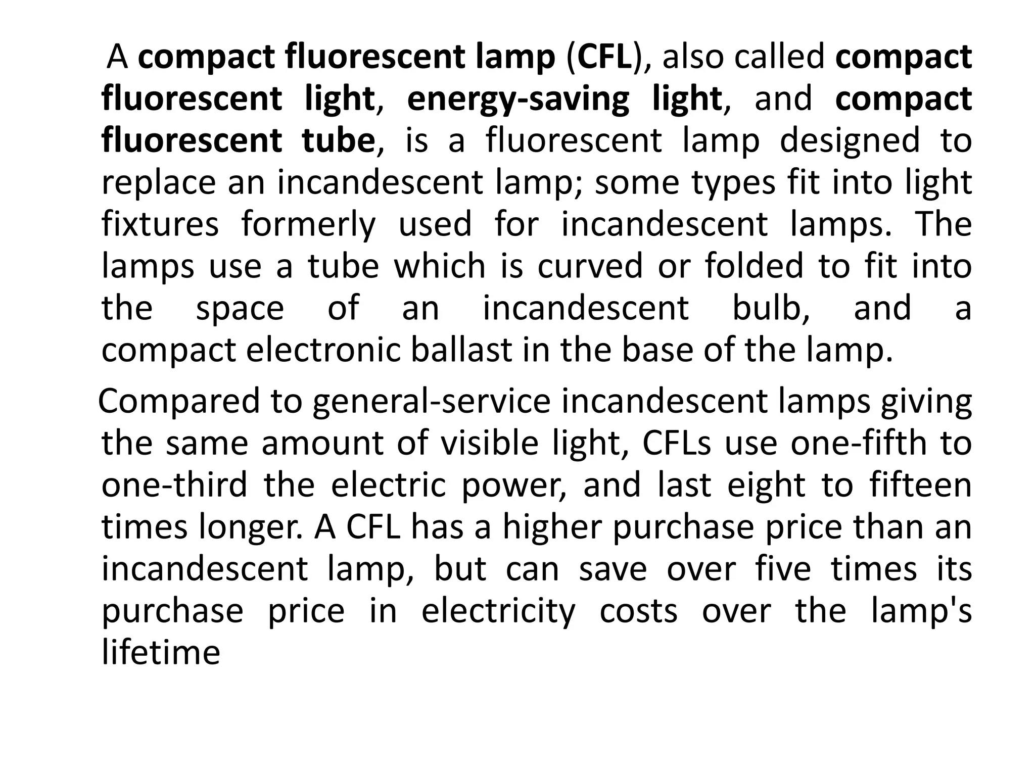 Types of lamps | PPTX