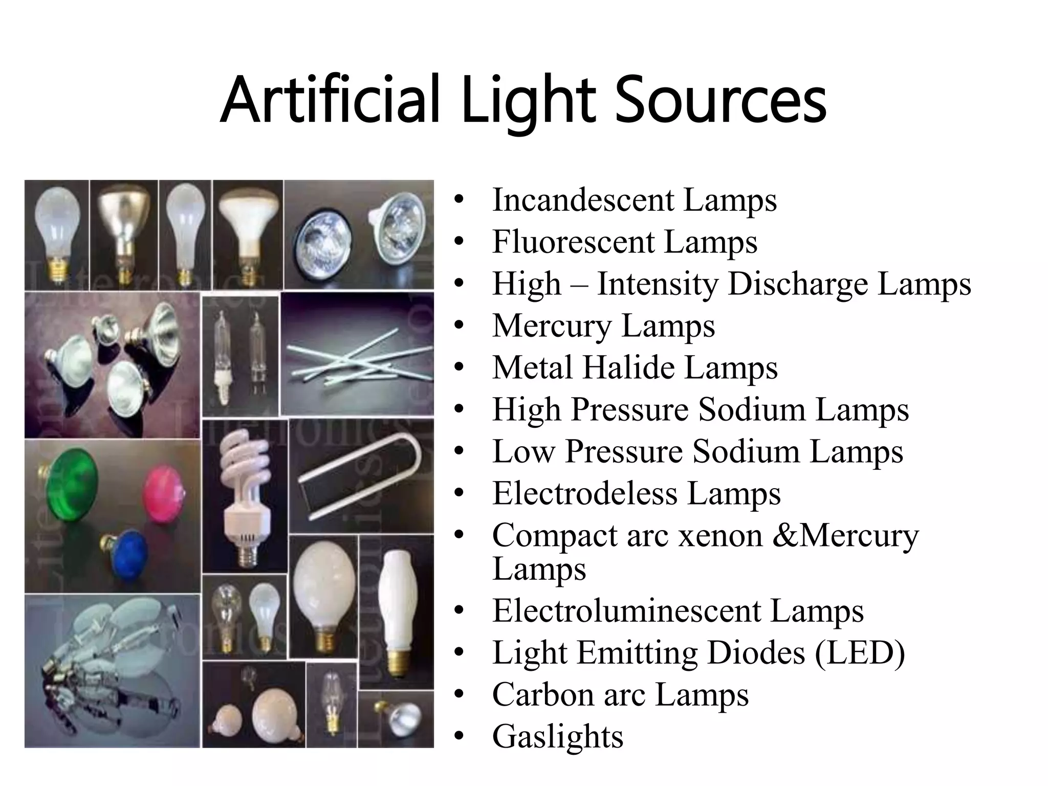 Types of lamps | PPTX