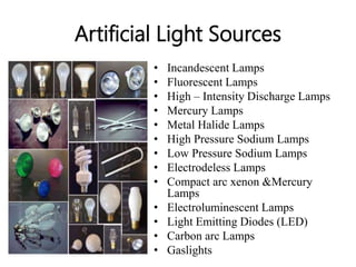 Types of lamps | PPTX