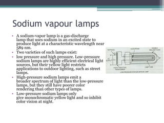 Types of lamps | PPTX