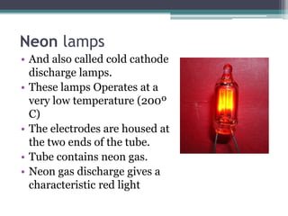 Types of lamps | PPTX