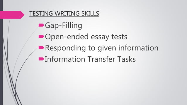 Types of language assessment | PPT